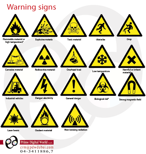 Safety Signs In Dubai Uae